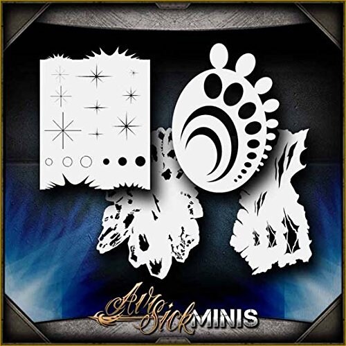 Mini Free Hand Set Airsick Airbrush Stencil Template - Etsy