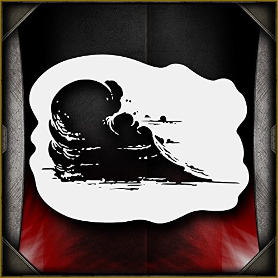Cloud 2 Airsick Airbrush Stencil Template - Etsy