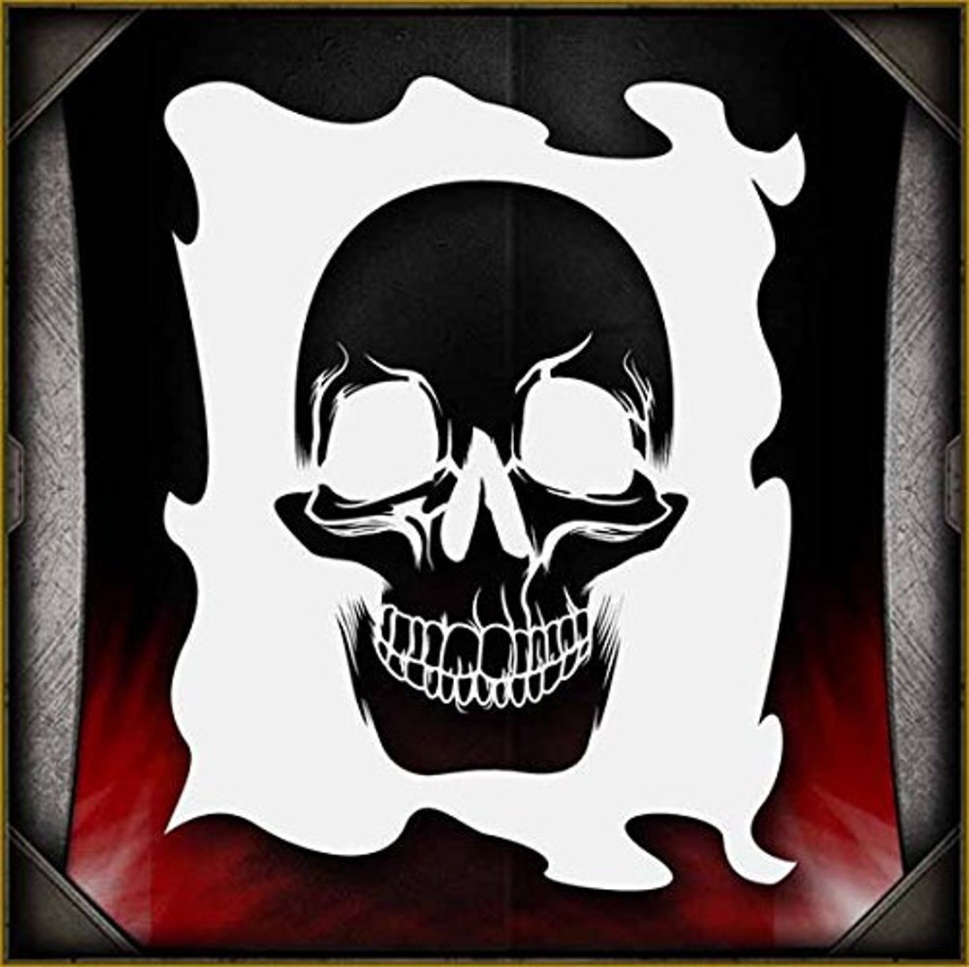 Skull 22 Airsick Airbrush Stencil Template - Etsy