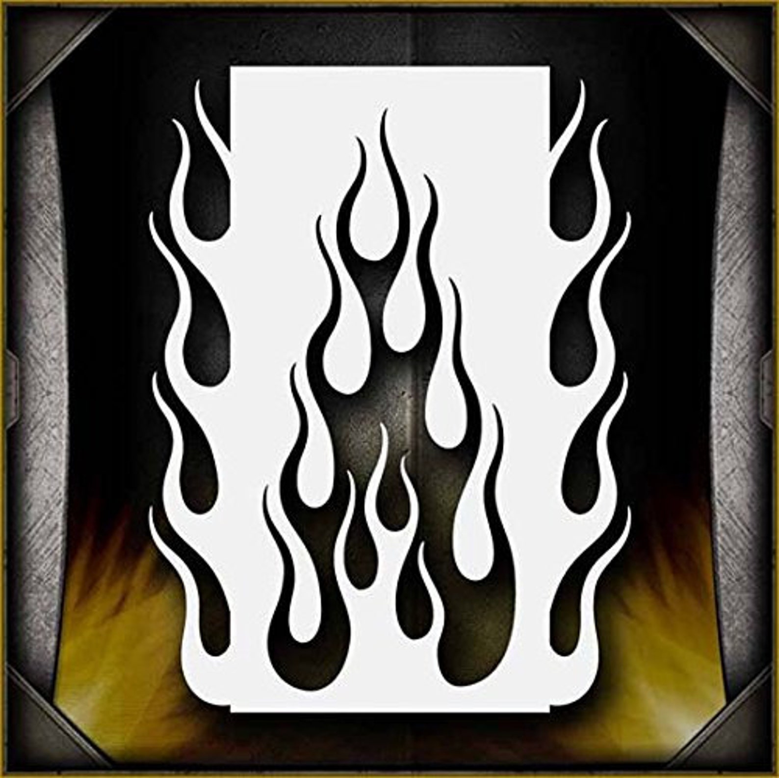 Flames 11 Airsick Airbrush Stencil Art Design Template - Etsy