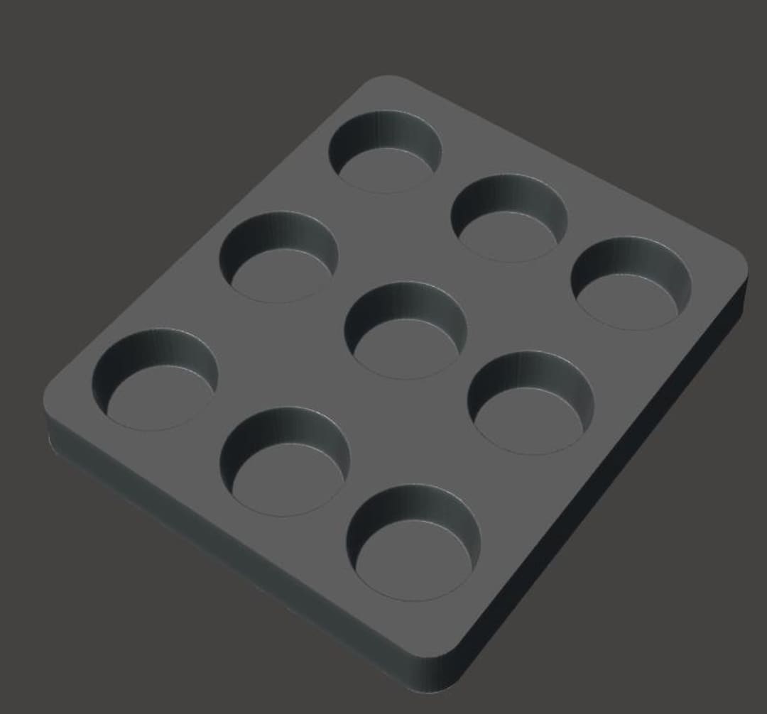 BBHP EXCLUSIVE Micro/confetti Puck Trays 3d Printed Mould Perfect for ...