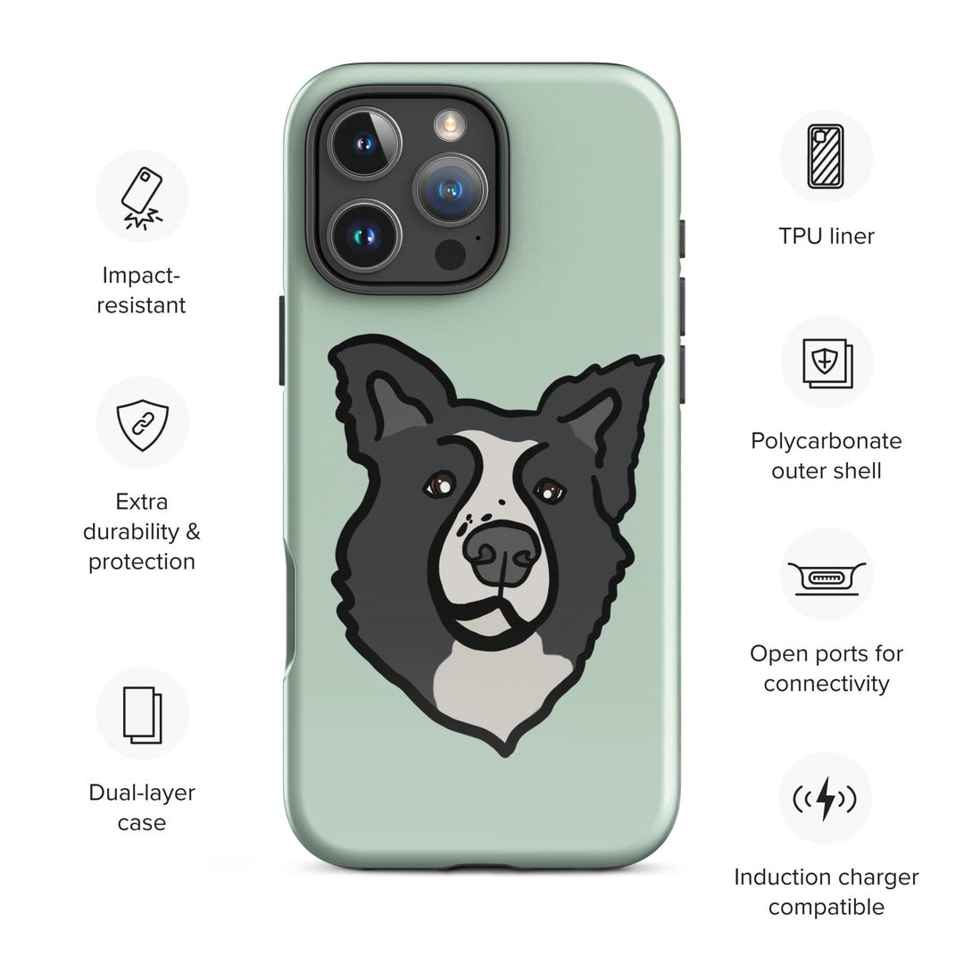 Hand Drawn Border Collie Tough Case for Iphone® - Etsy