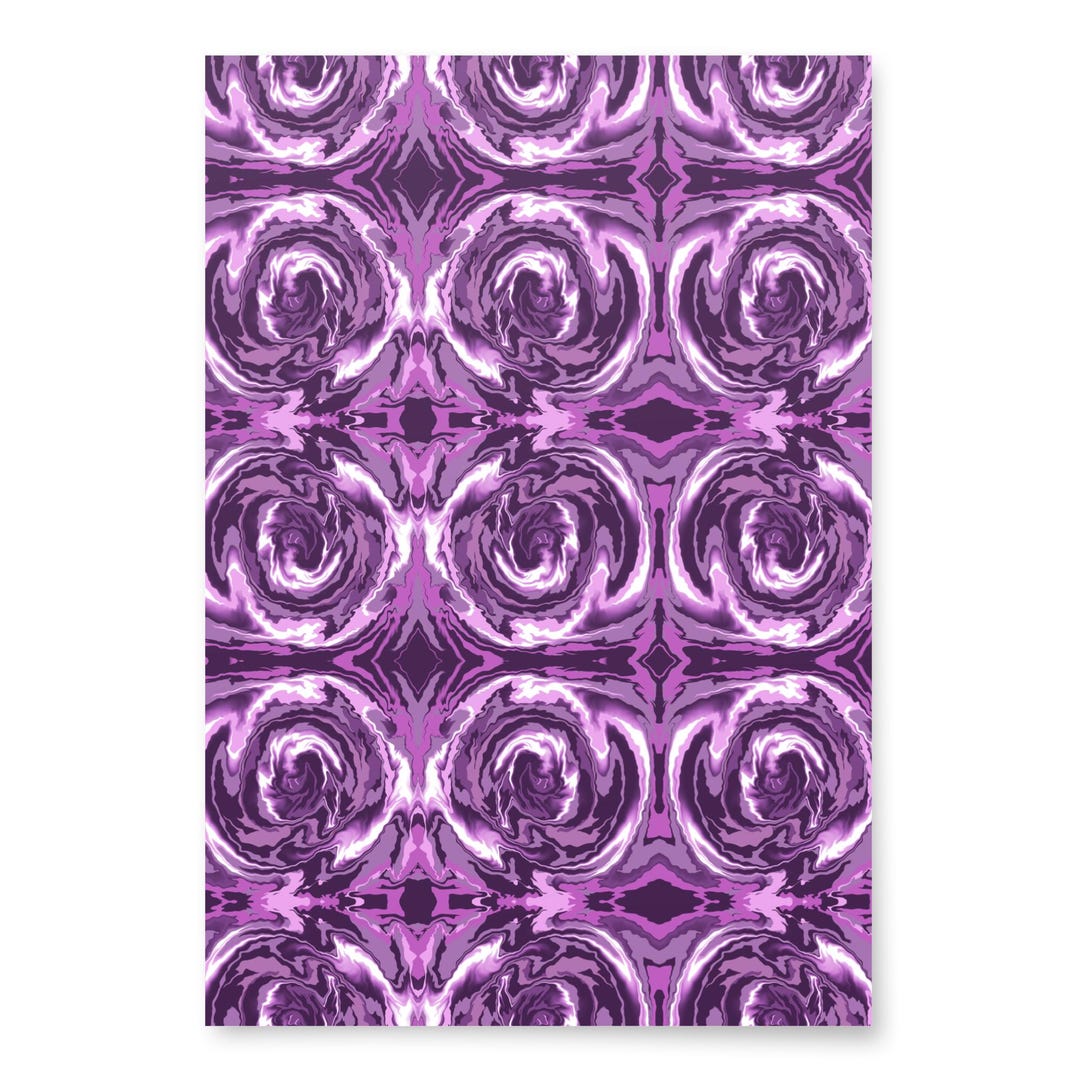Purple Burst Wrapping Paper Sheets - Etsy