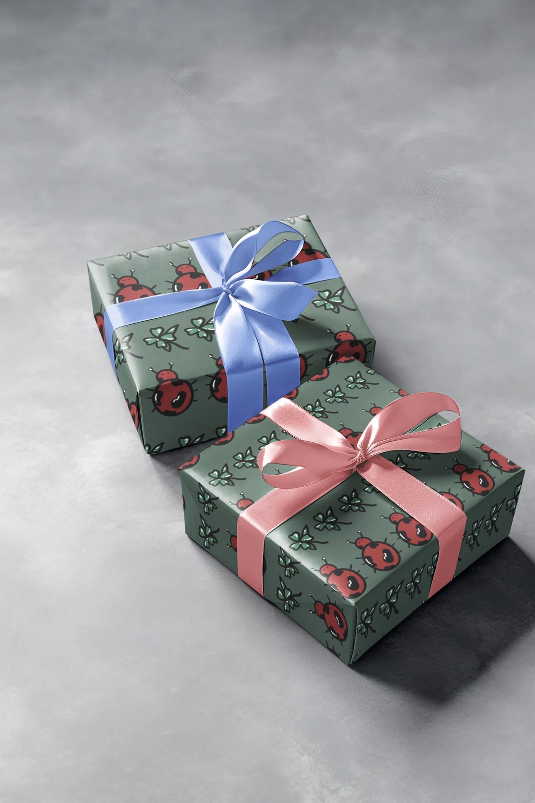 Lady Bug Wrapping Paper Sheets - Etsy