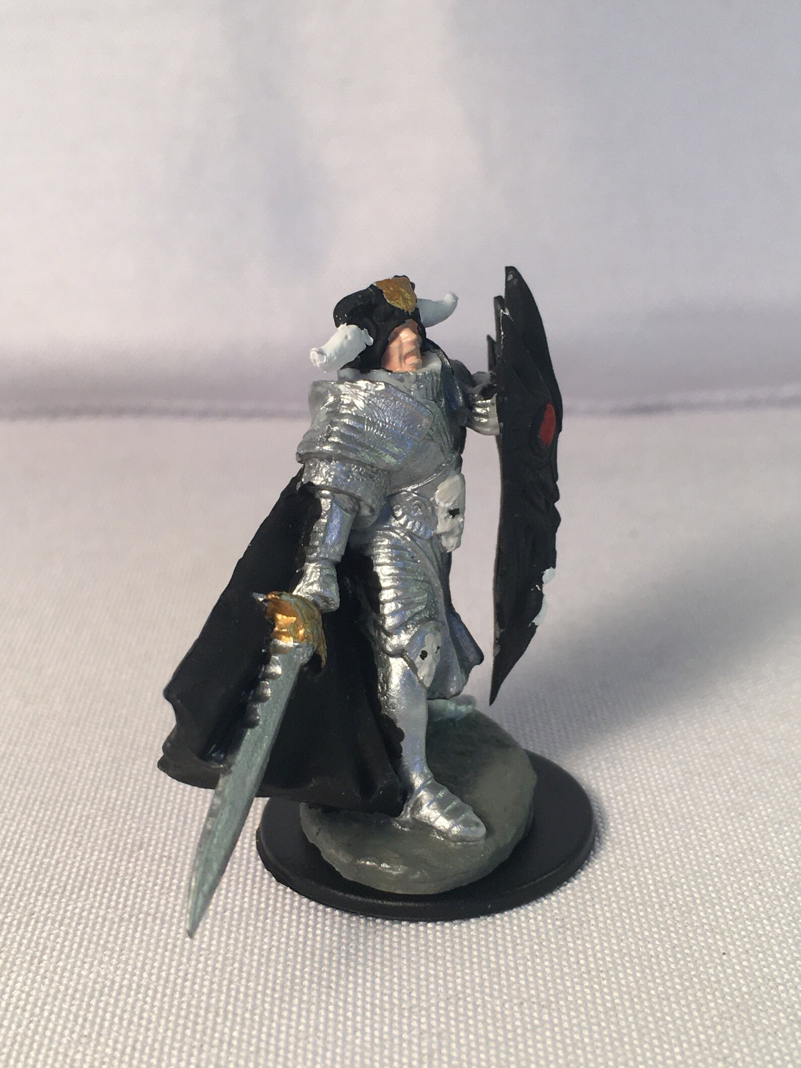 Human Anti-paladin Painted Dnd Miniature/half Elf Antipaladin/human ...
