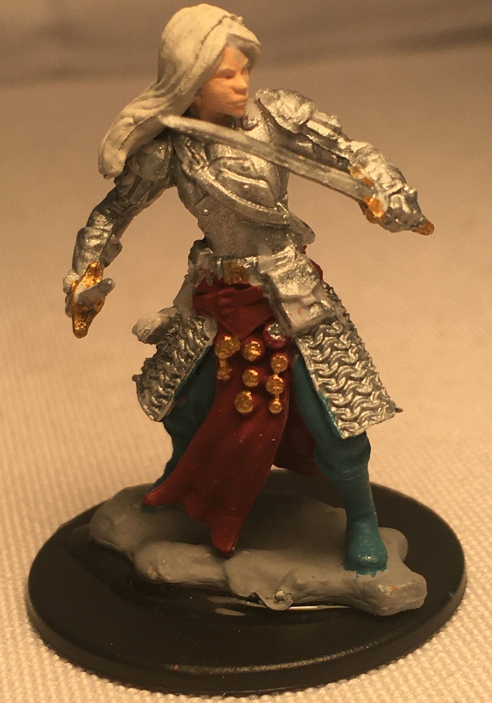 Female Aasimar Paladin Painted Dnd Miniature/female Aasimar - Etsy UK
