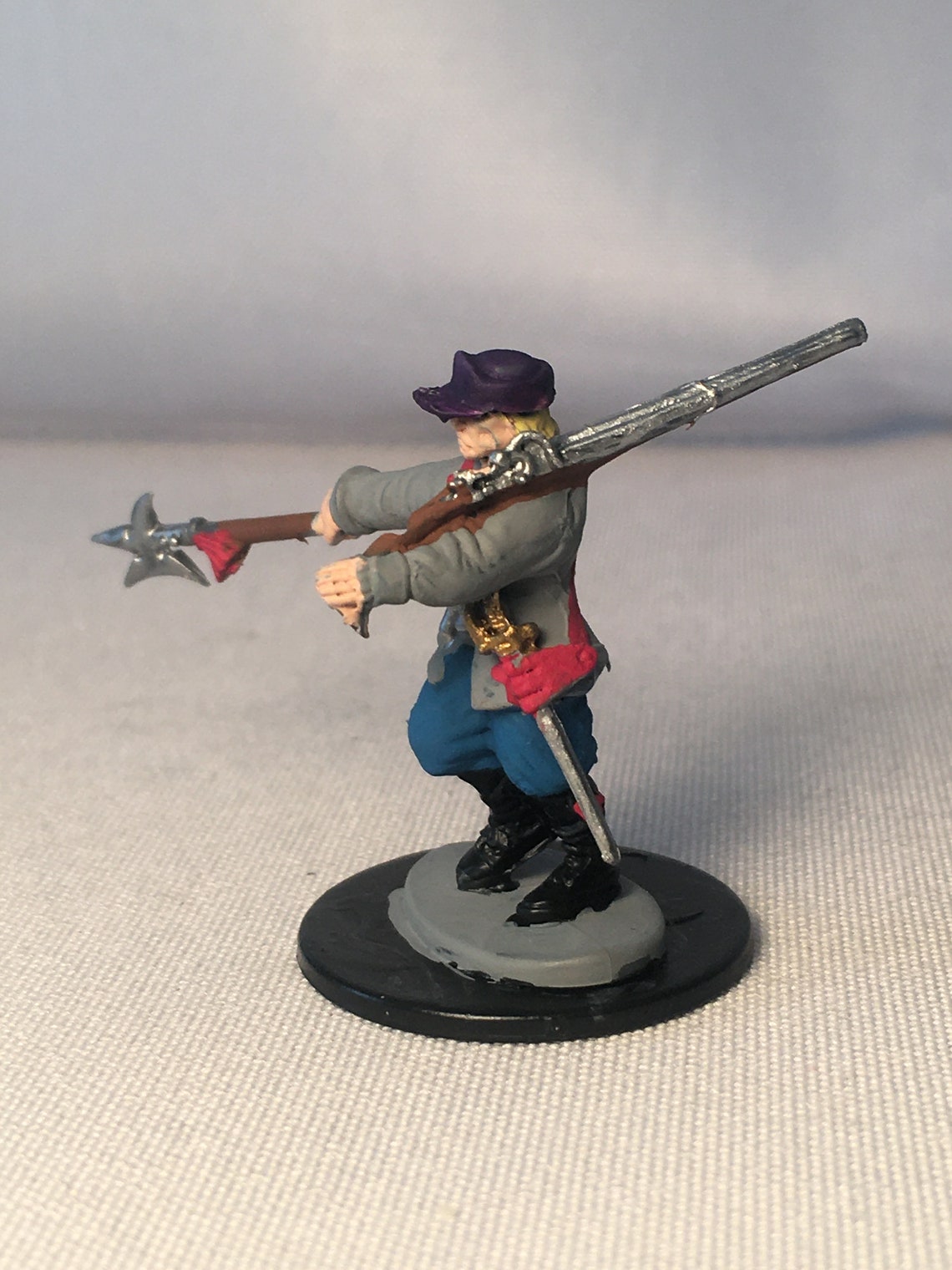 Fighter Gunner Painted Dnd Miniature/musket/gun D&D Hand - Etsy
