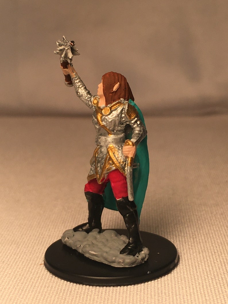 Female Elf Cleric Painted Dnd Miniature/half Elf Cleric - Etsy