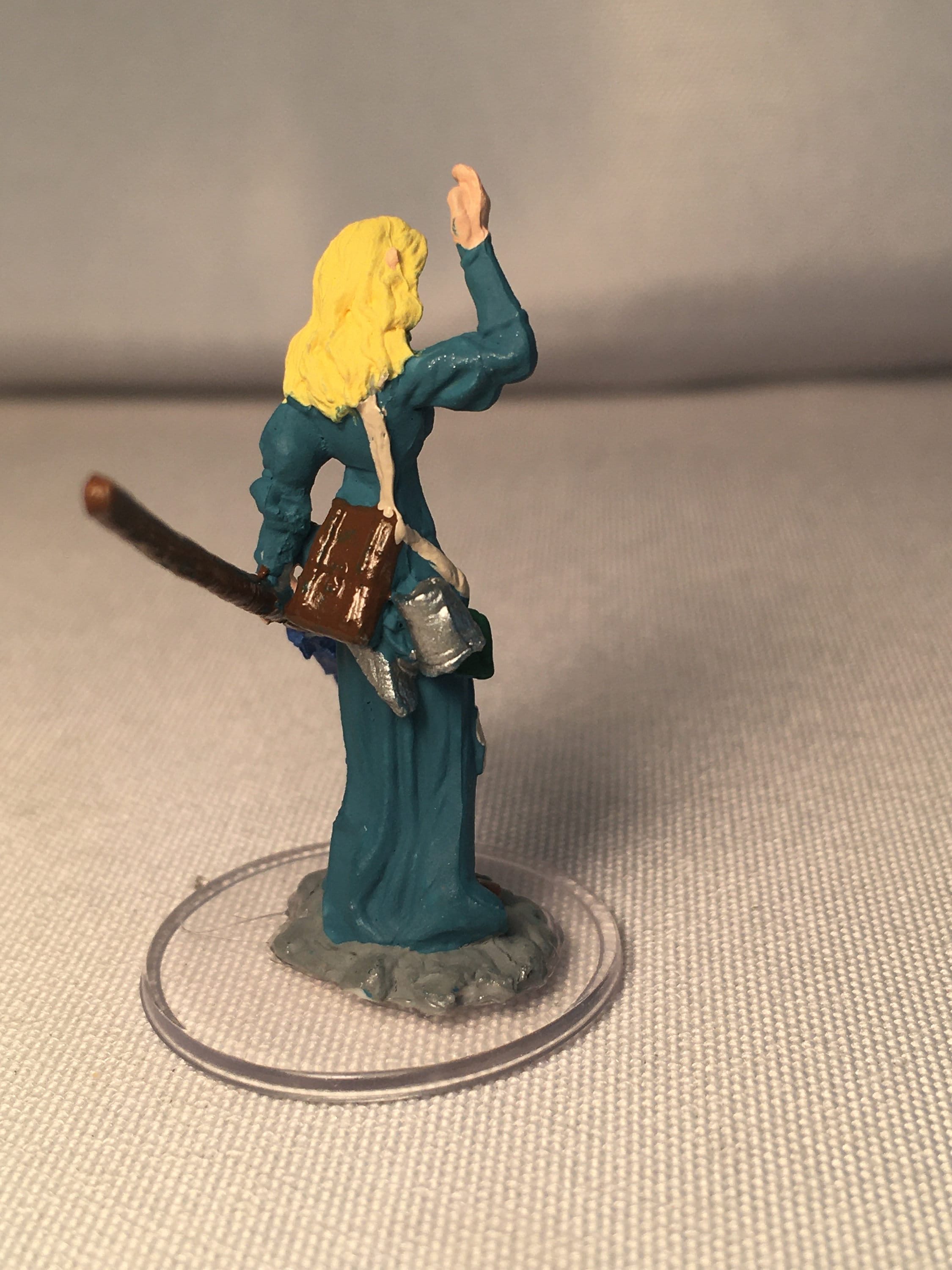 Female Half Elf Wizard Painted Dnd Miniature/human Wizard Painted D&D ...