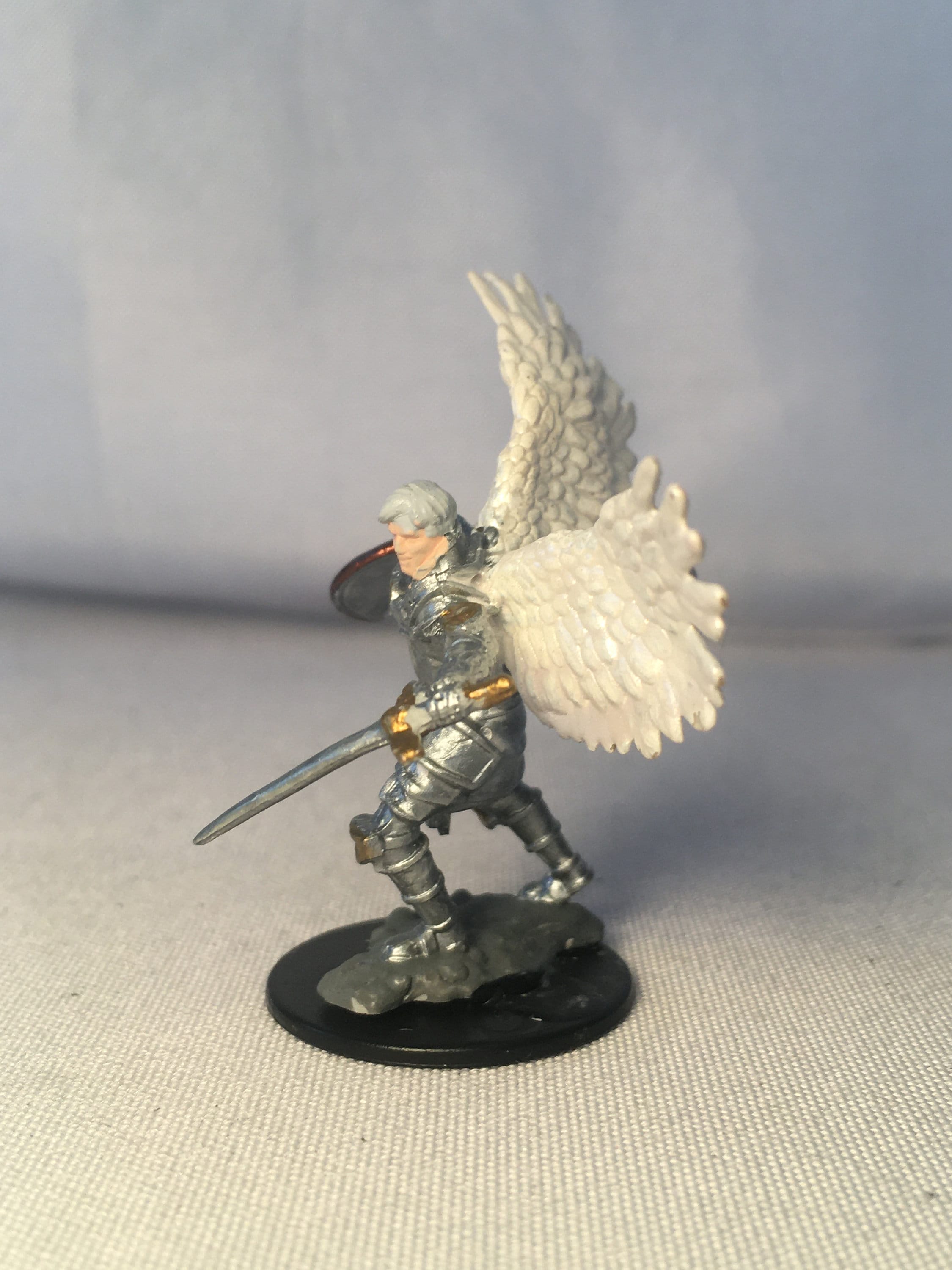 Toys Aasimar Paladin Painted DnD MiniatureAasimar Fighter DnD Hand ...