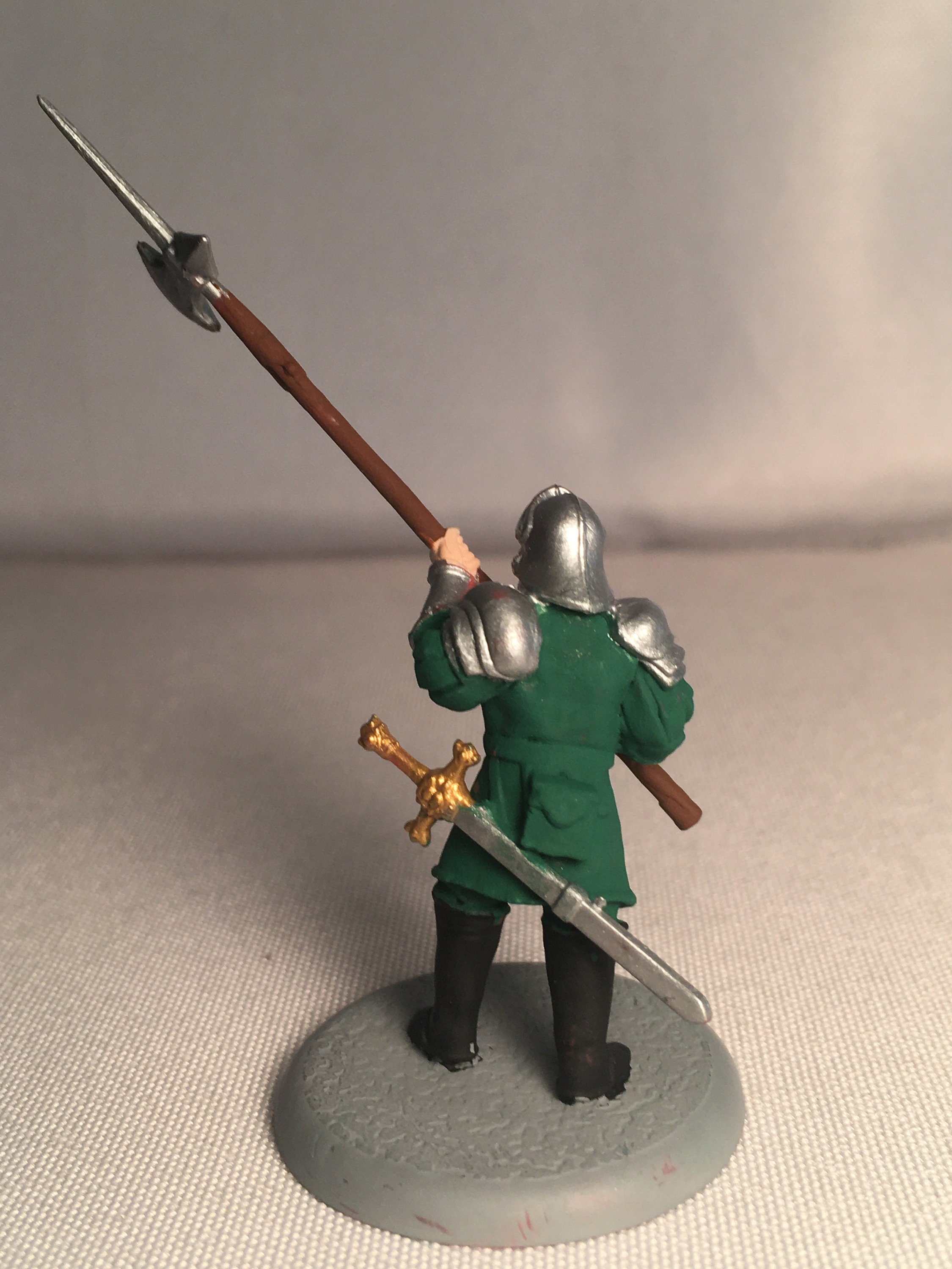 Human Halberdier Painted DnD Miniature/Human Halberd Hand | Etsy