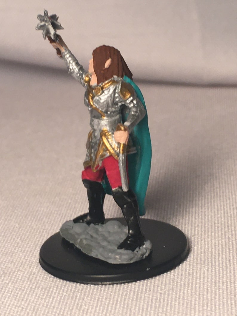 Female Elf Cleric Painted Dnd Miniature/half Elf Cleric - Etsy