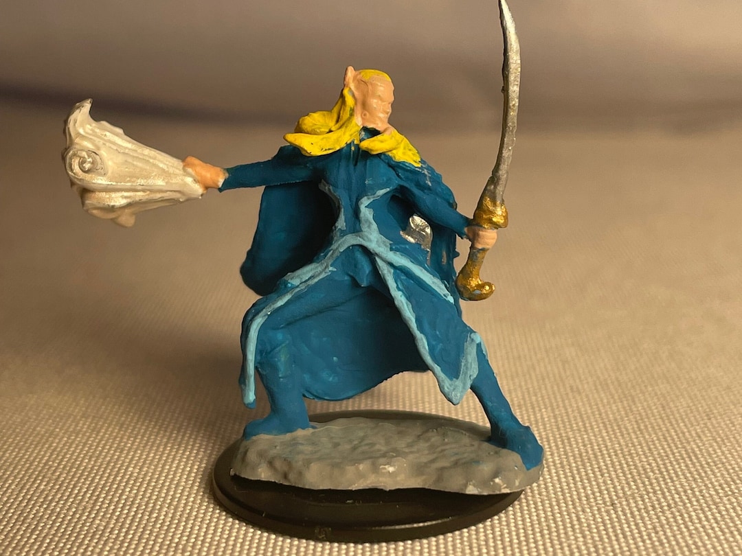 Eladrin Ranger Painted Dnd Miniature/winter/eladrin Fighter Hand ...