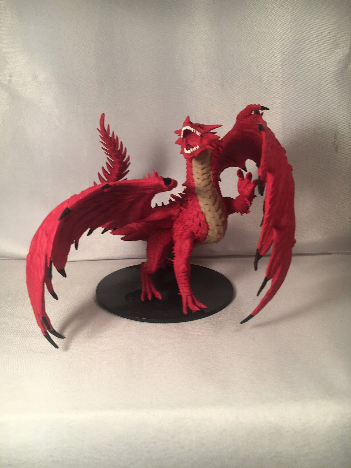 Red Dragon Painted Dnd Miniature/ancient Red Dragon/gargantuan/dnd ...