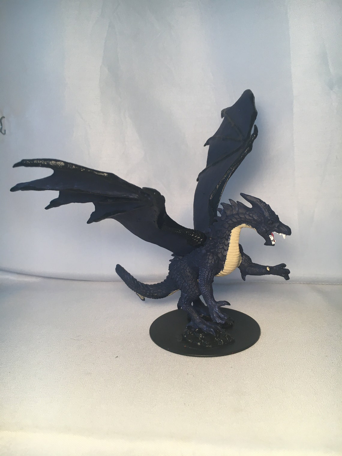 Blue Dragon Painted Dnd Miniature/adult Blue Dragon/huge/dnd | Etsy