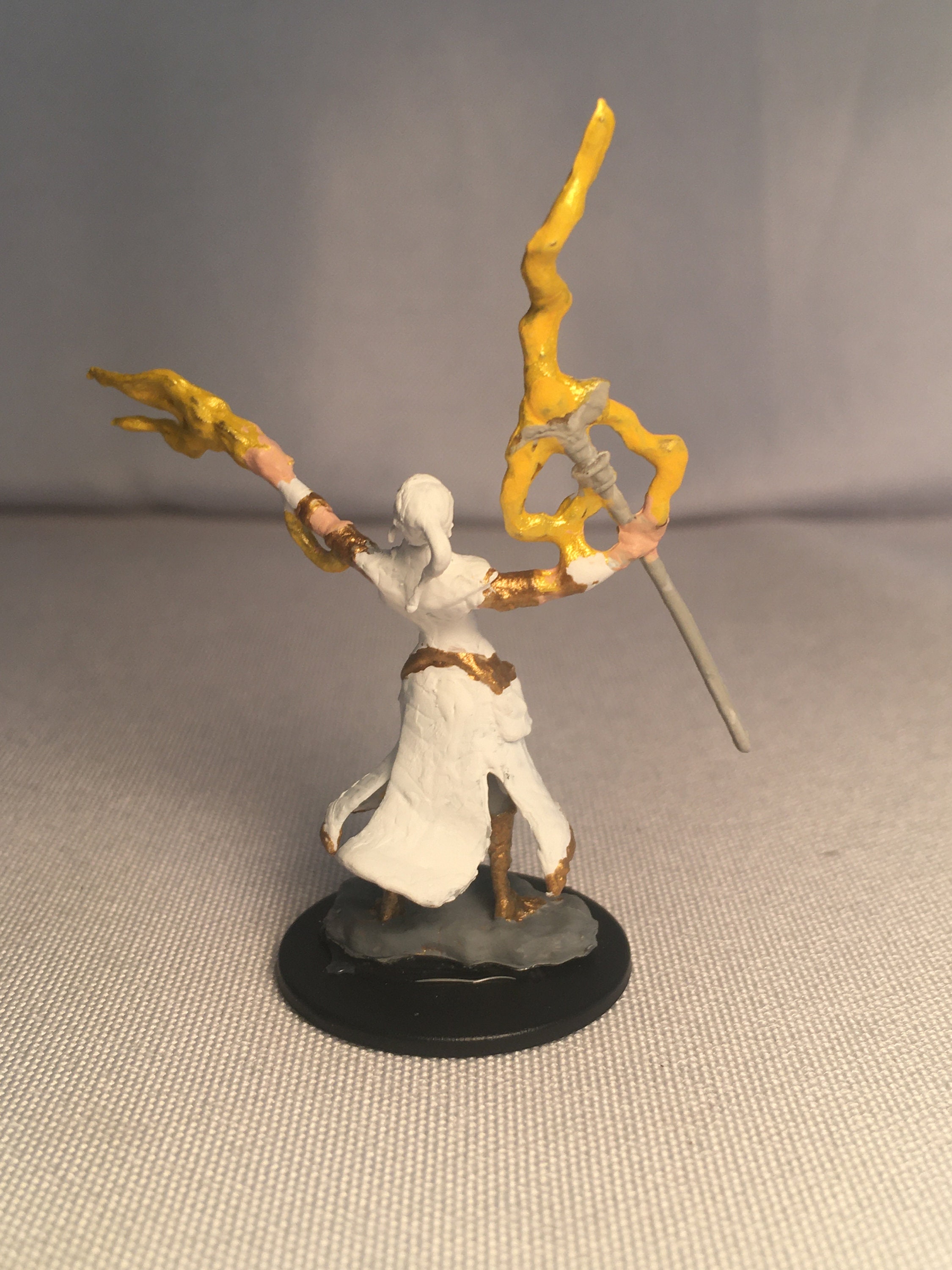 Female Elf Wizard Painted Dnd Miniature/elf Sorcerer Painted - Etsy