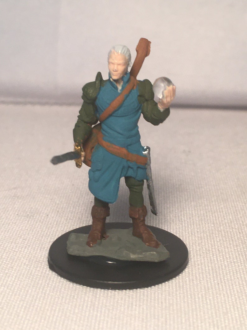 Human Bard Painted Dnd Miniature/half Elf Bard D&D Hand Painted Mini ...