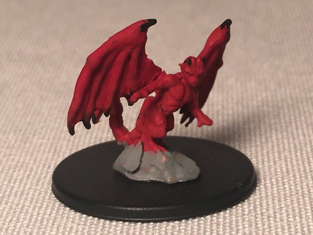 Imp Familiar Painted Dnd Miniature/devil Hand Painted Mini/painted ...