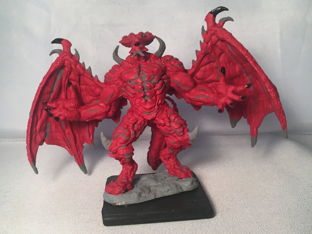 Pit Fiend/devil/painted Dnd Miniature/devil D&D Hand Painted Mini ...