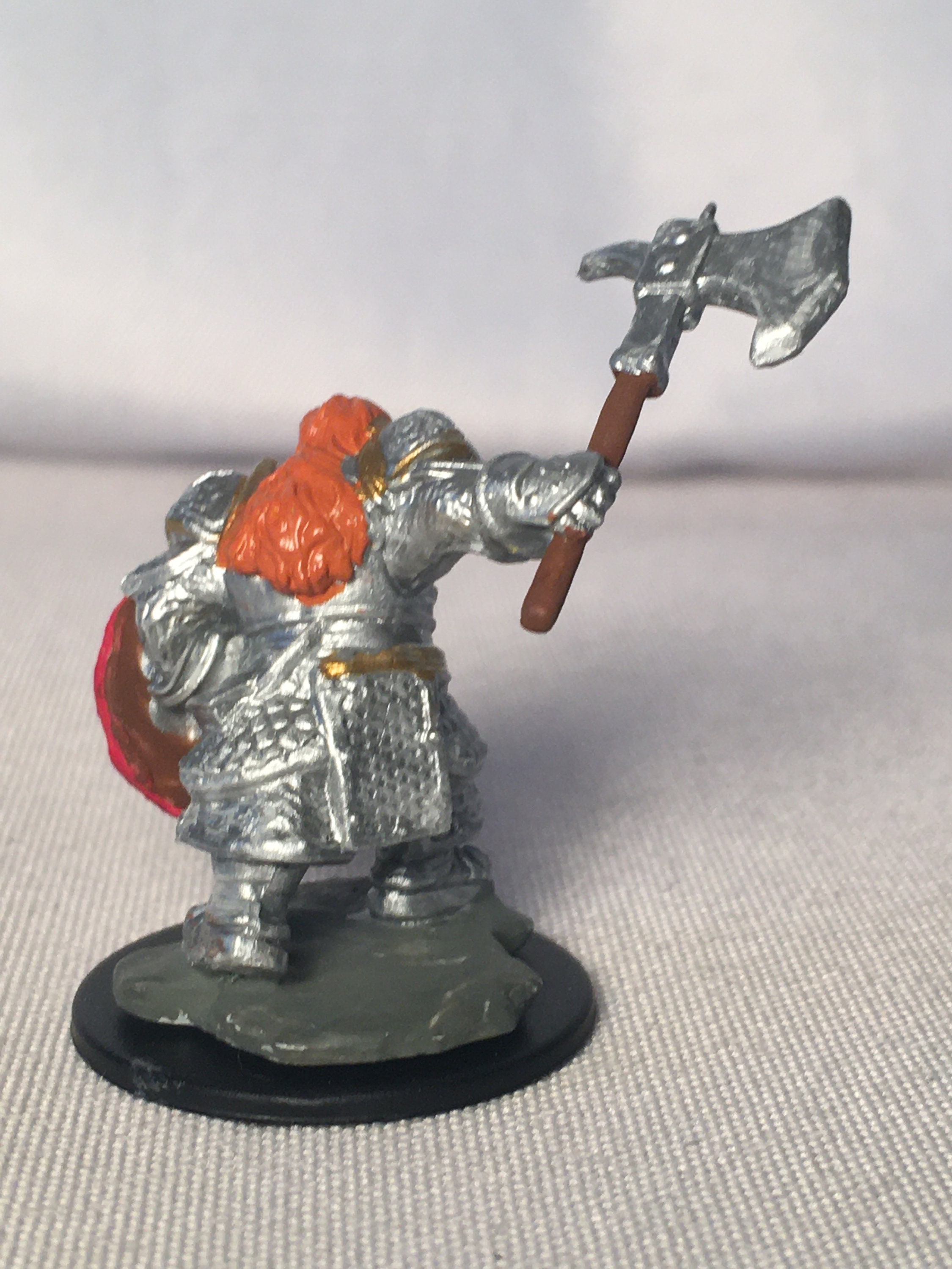 Dwarf Fighter Painted Dnd Miniature/dwarf Paladin Hand Painted - Etsy