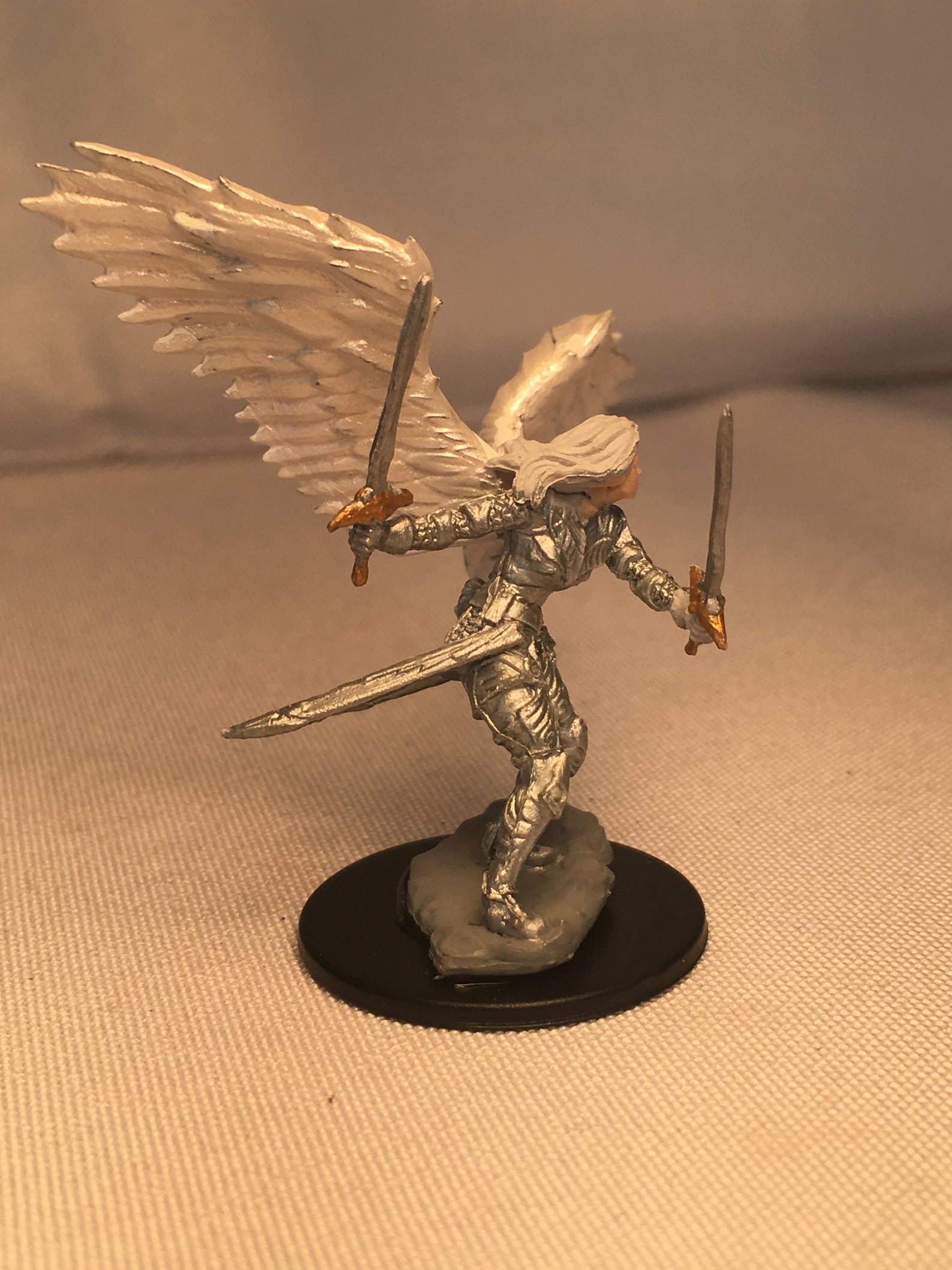 Female Aasimar Paladin Painted Dnd Miniature/female Aasimar - Etsy