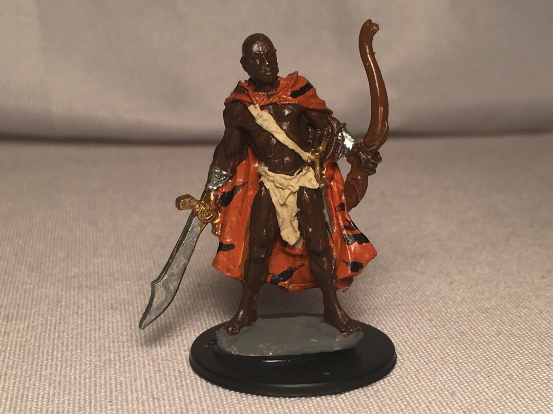 Human Ranger Painted Dnd Miniature/human Dark-skinned Chultan Painted ...