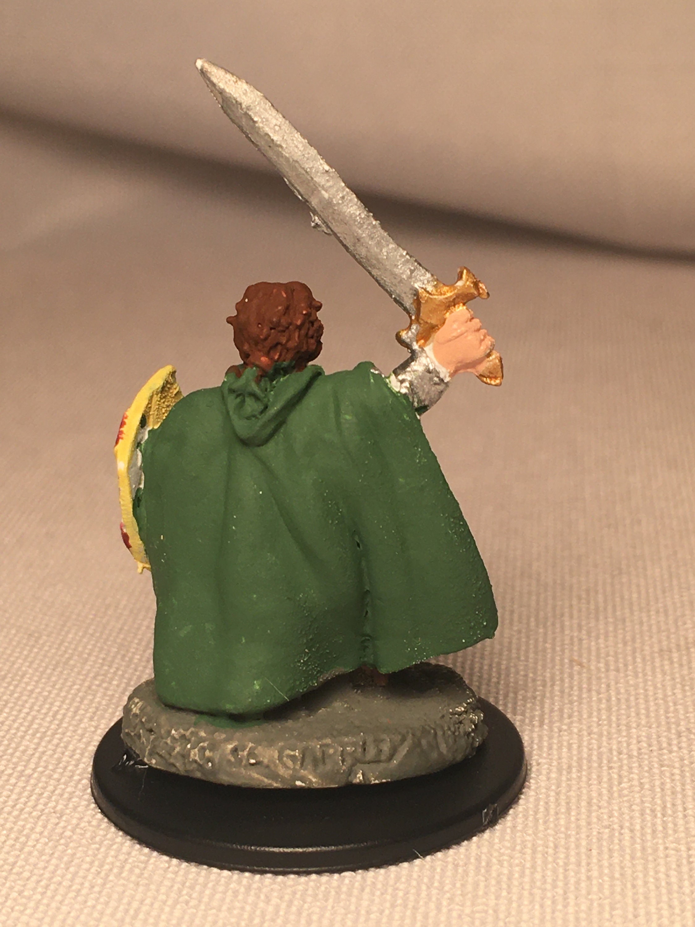 Halfling Fighter Painted DnD Miniature/Pewter/Metal/Halfling | Etsy