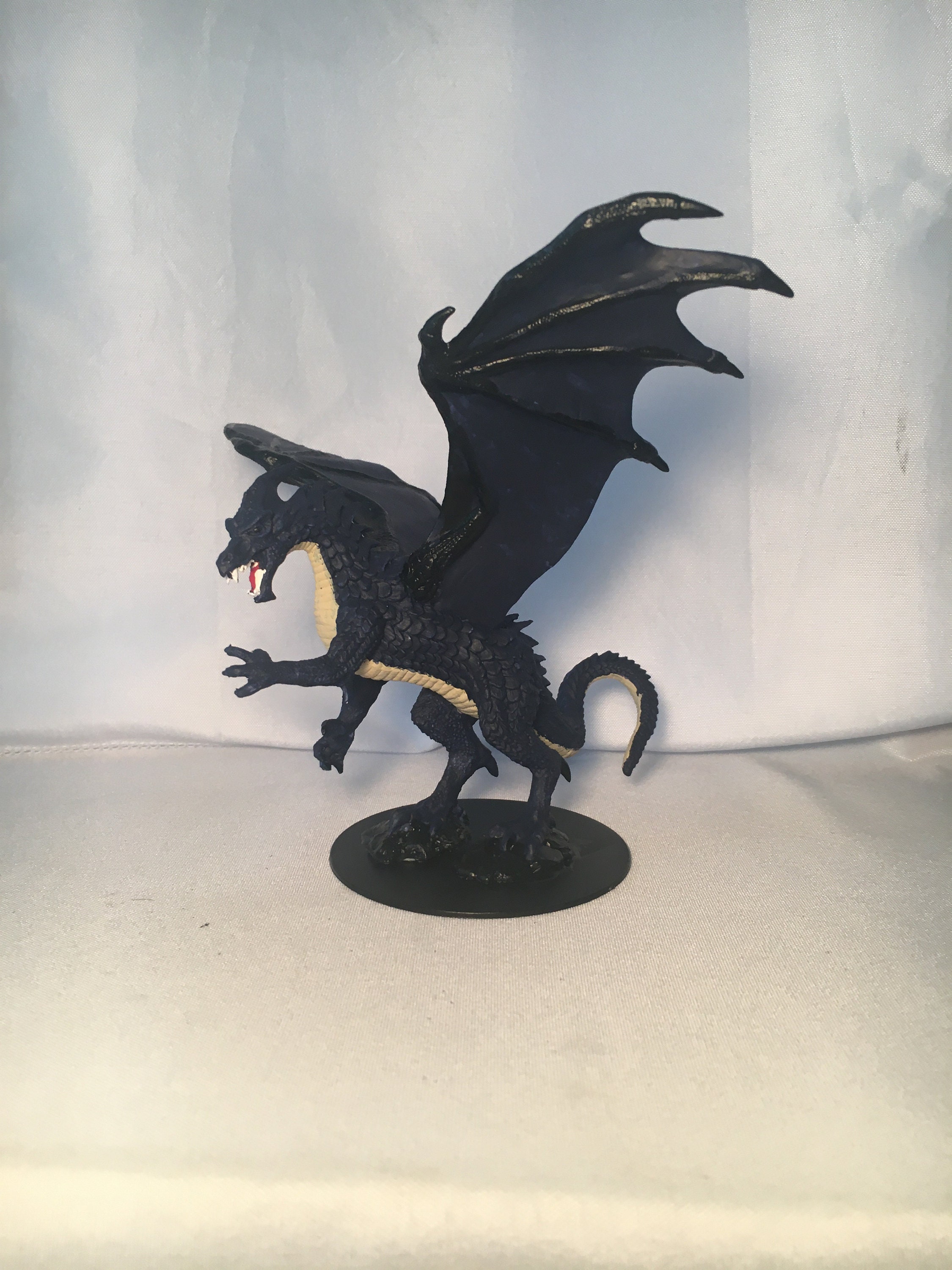 Blue Dragon Painted Dnd Miniature/adult Blue Dragon/huge/dnd | Etsy
