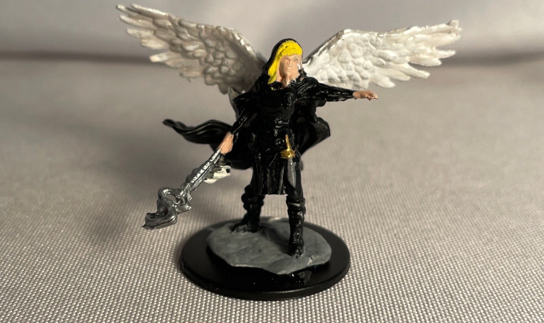 Female Aasimar Wizard Painted Dnd Miniature/female Aasimar Sorcerer Dnd ...