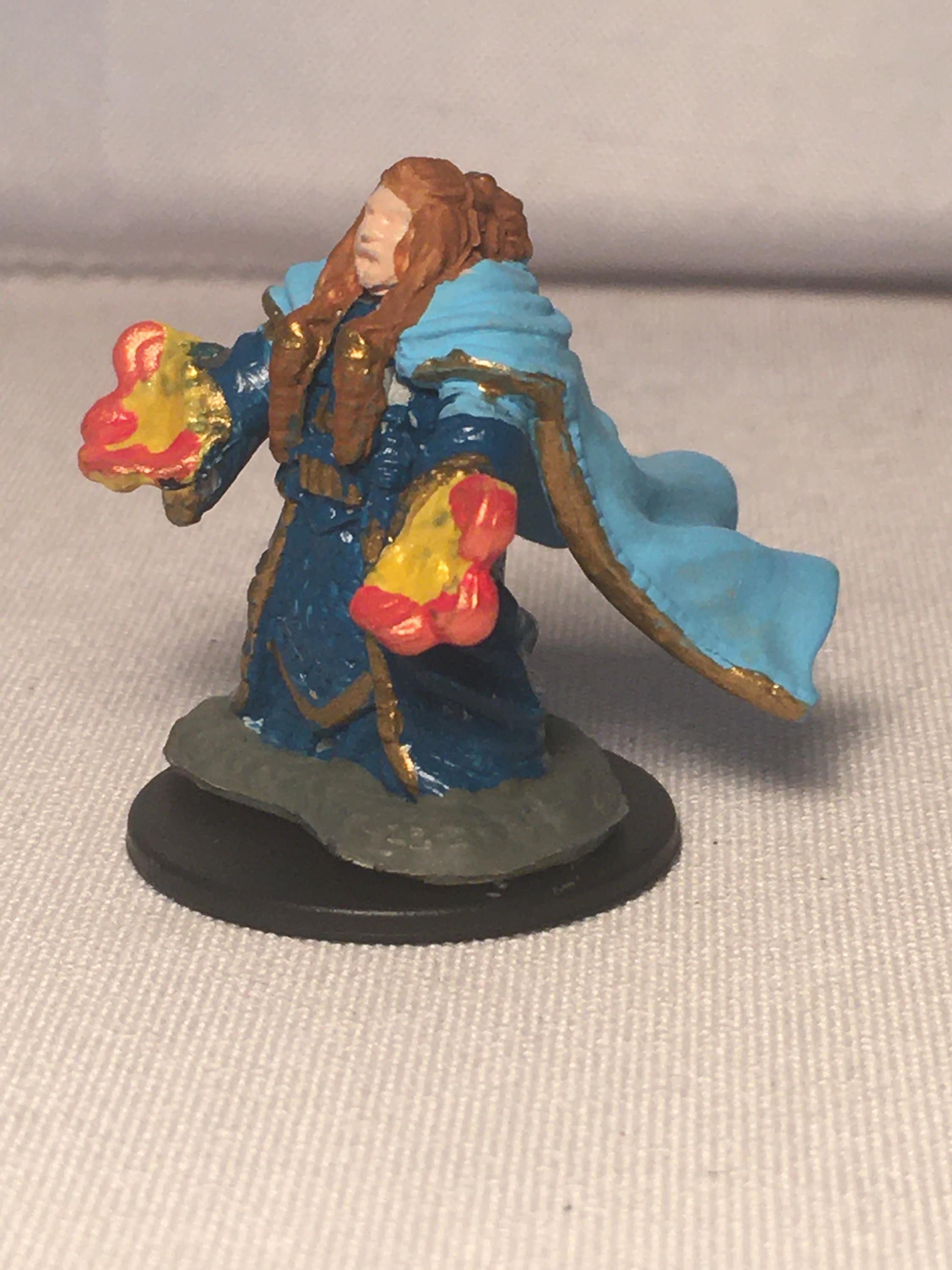 Female Dwarf Wizard Painted DnD Miniature/Female Dwarf | Etsy