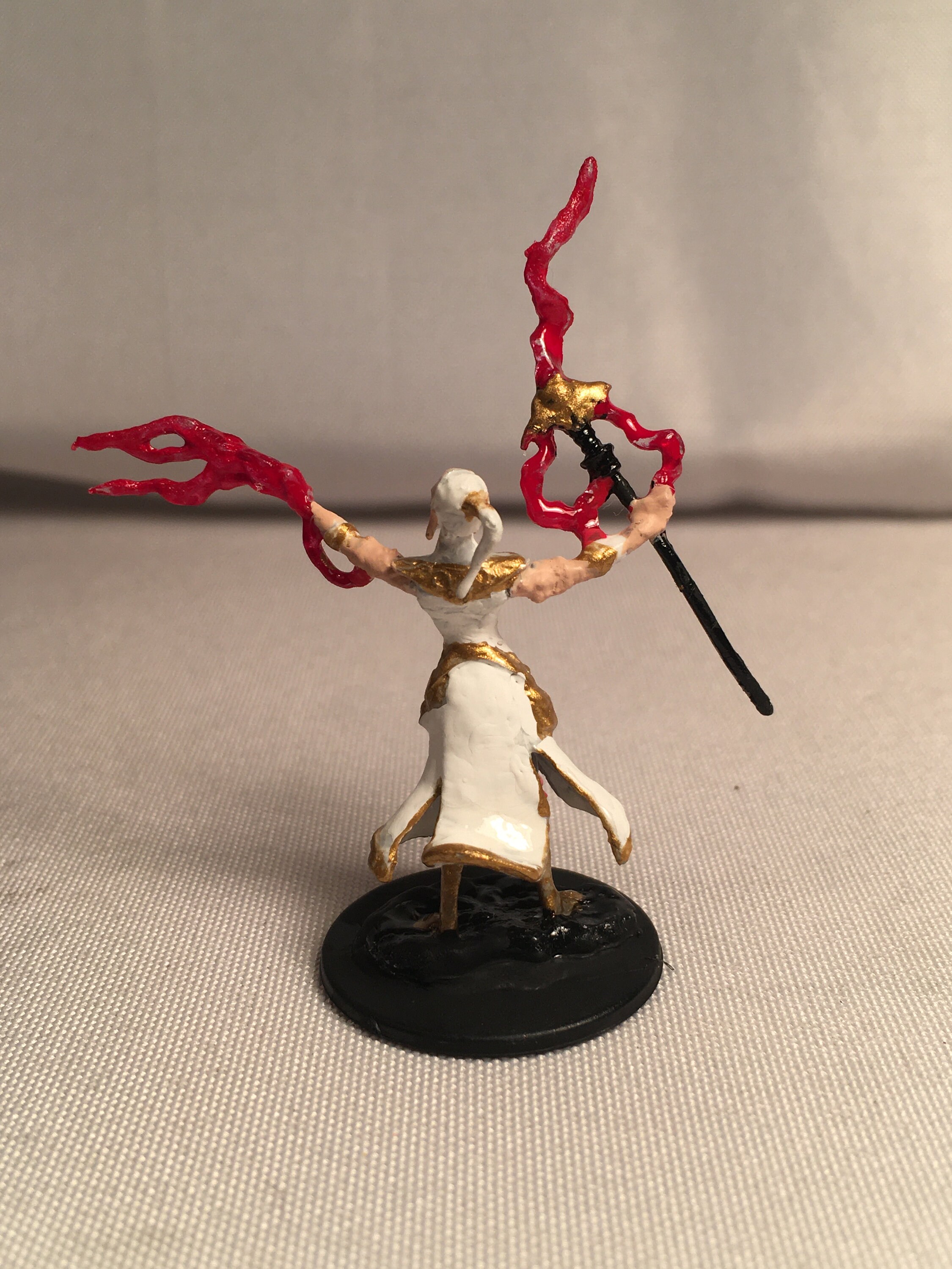 Female Elf Wizard Painted Dnd Miniature/elf Sorcerer Painted - Etsy