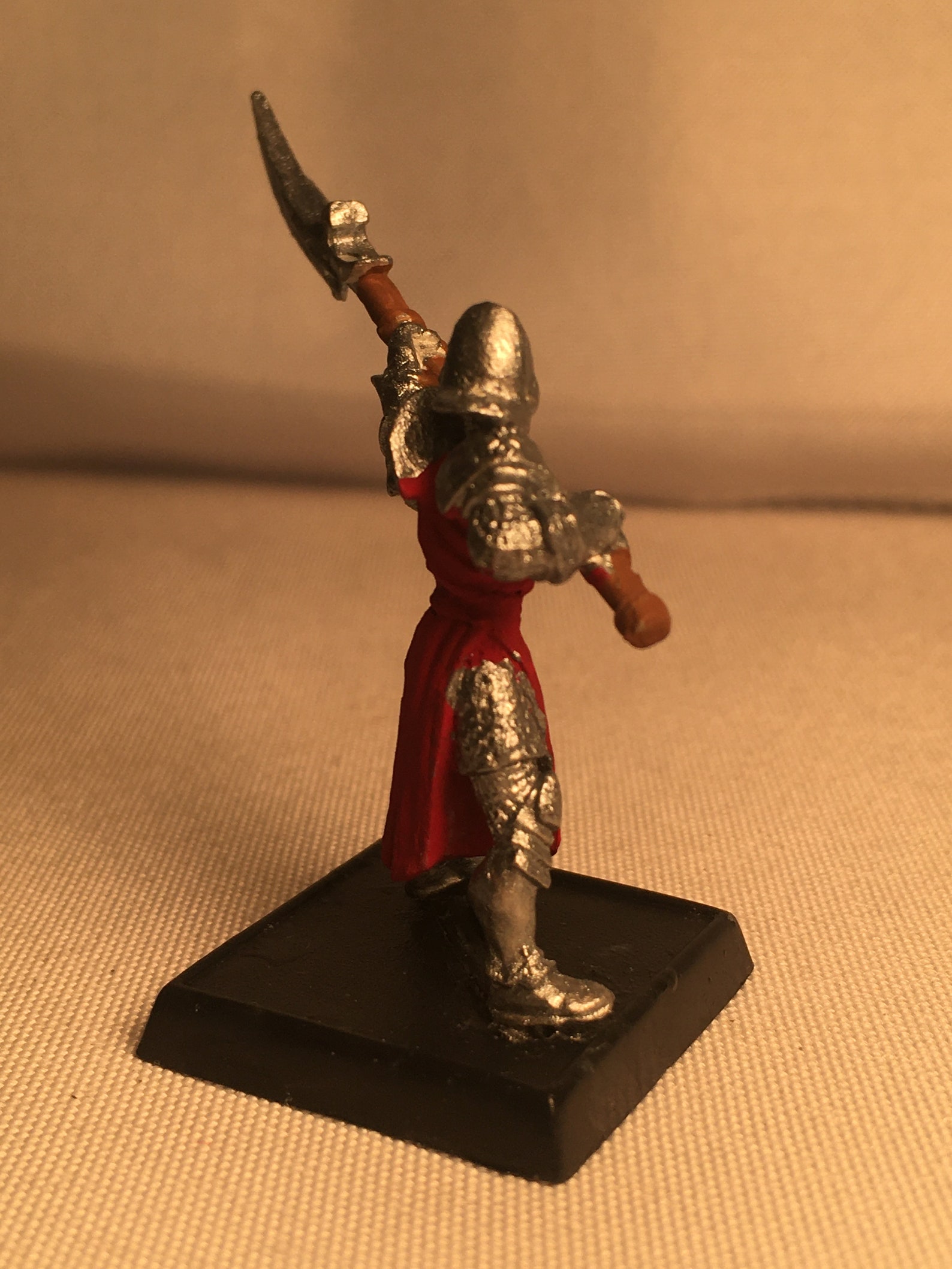 Human Glaive Painted Dnd Miniature/human Fighter Hand Painted D&D Mini ...