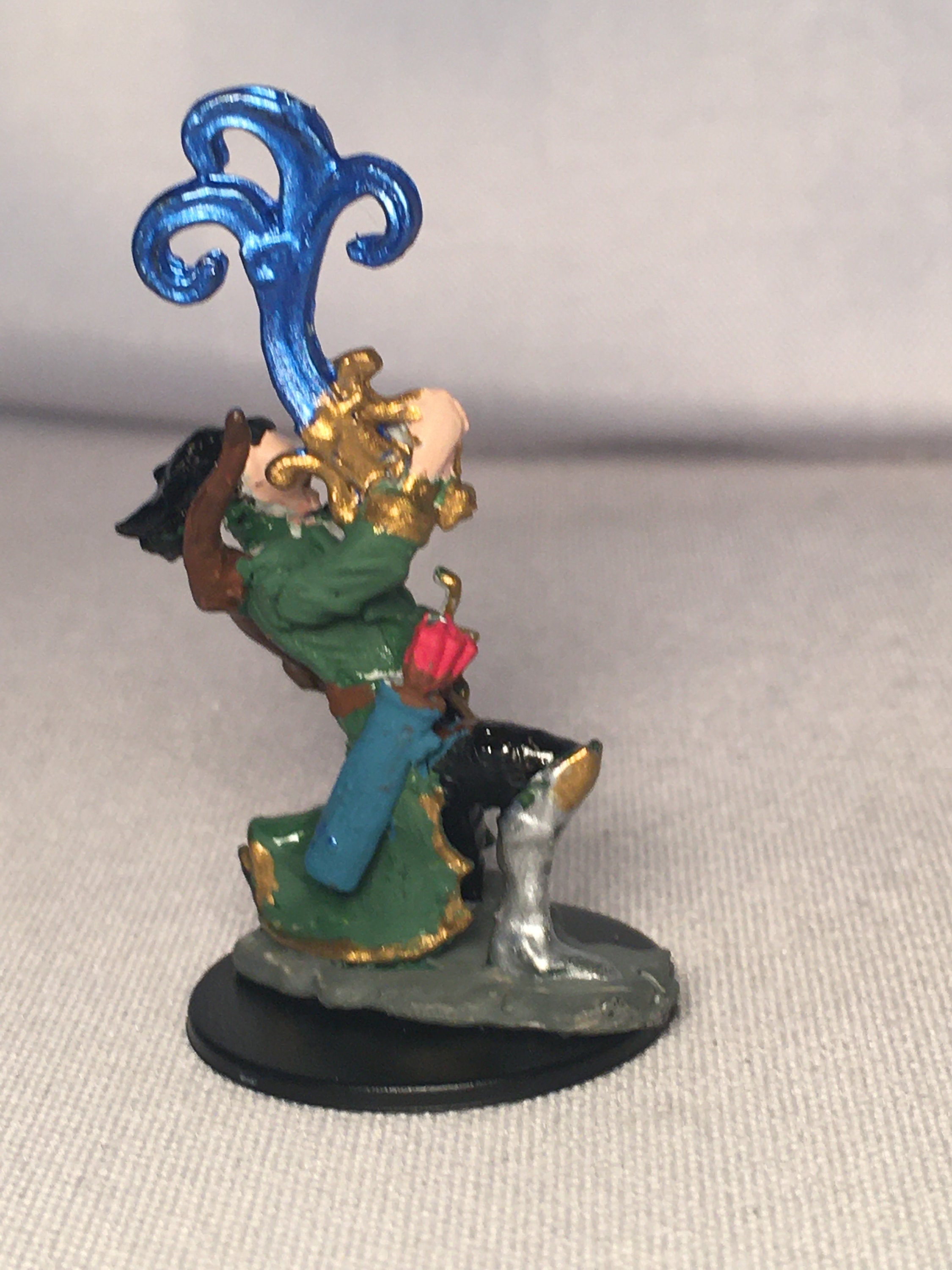 Half Elf Bard Painted Dnd Miniature/human Bard Hand Painted Mini/elf ...