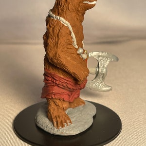 Werebear Painted Dnd Miniature/shifter Fighter Painted Mini/lycanthrope ...