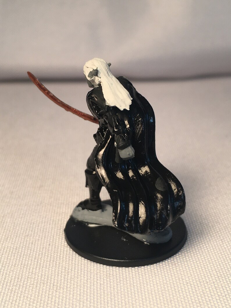 Drow Elf Fighter Painted Dnd Miniature/drow Elf Ranger Painted - Etsy