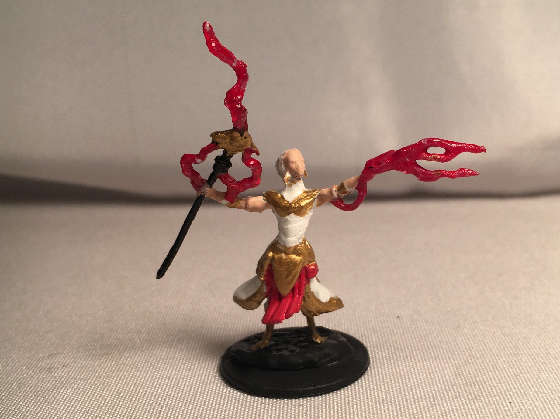 Female Elf Wizard Painted Dnd Miniature/elf Sorcerer Painted - Etsy