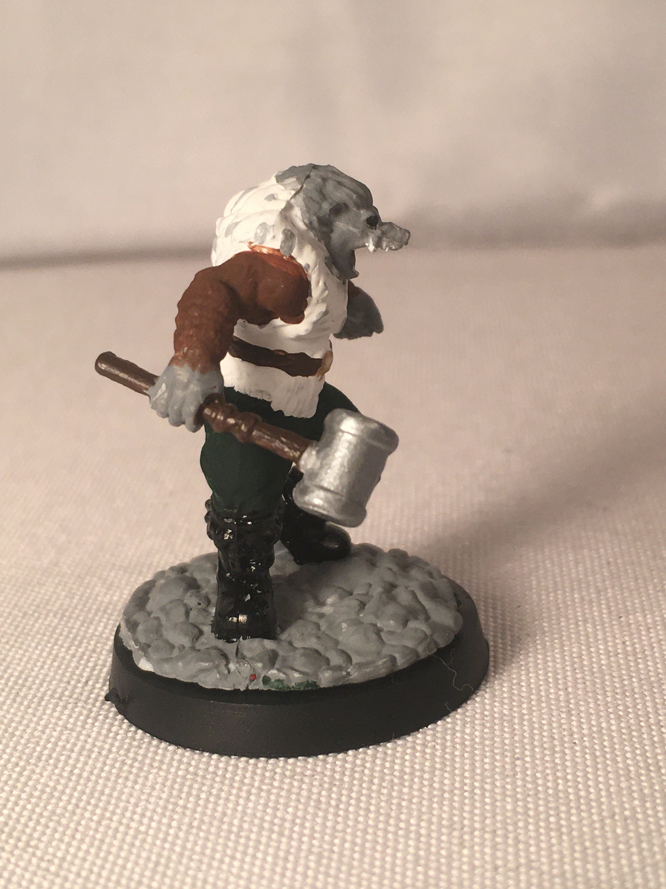 Wereboar Painted Dnd Miniature/shifter Fighter Painted | Etsy