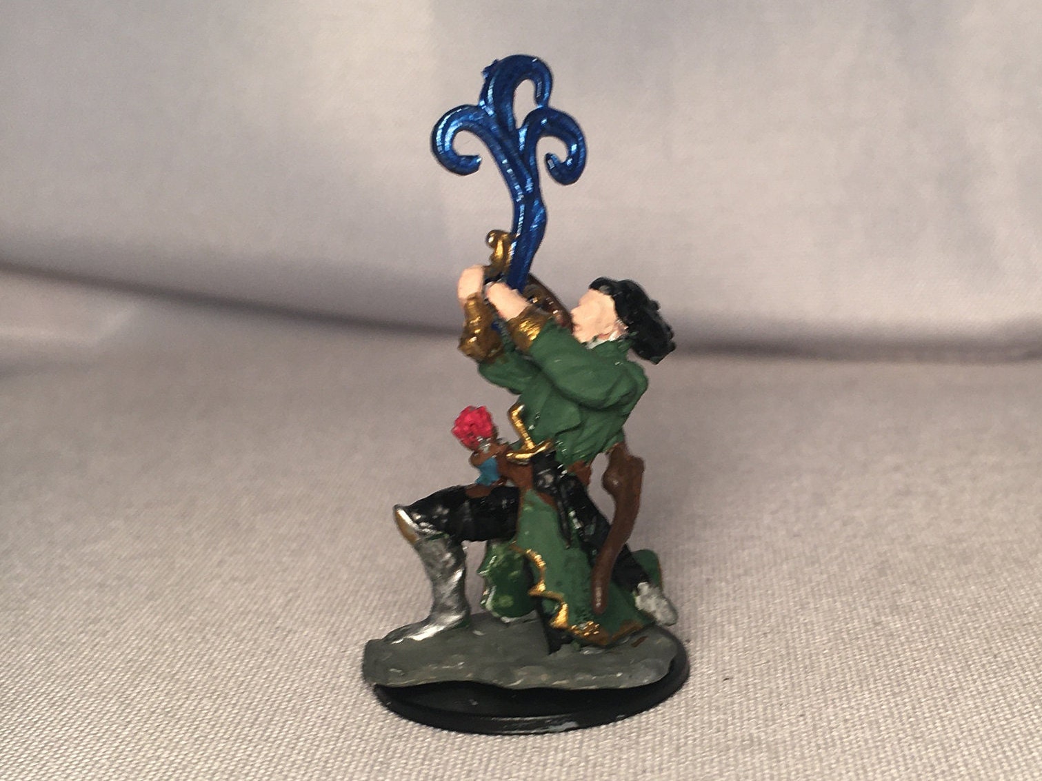 Half Elf Bard Painted Dnd Miniature/human Bard Hand Painted Mini/elf ...