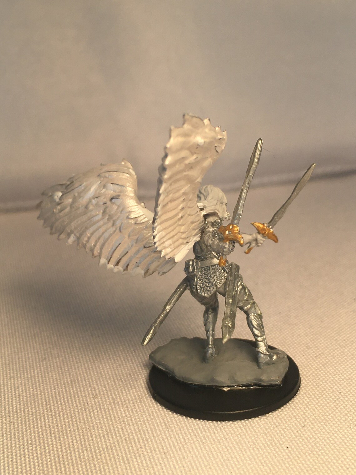 Female Aasimar Paladin Painted Dnd Miniature/female Aasimar - Etsy