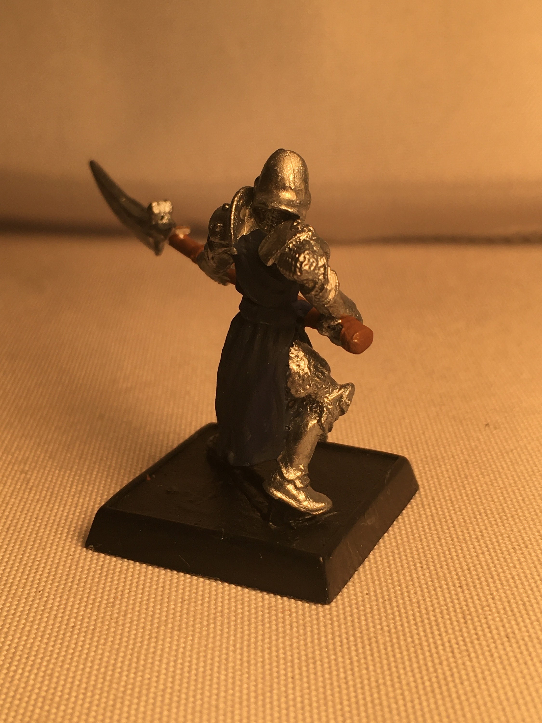 Human Glaive Painted DnD Miniature/Human Fighter Hand Painted D&D Mini ...