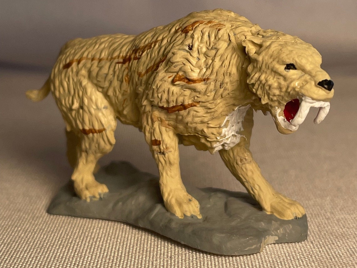 Sabre-tooth Tiger Painted Dnd Miniature Wild - Etsy UK