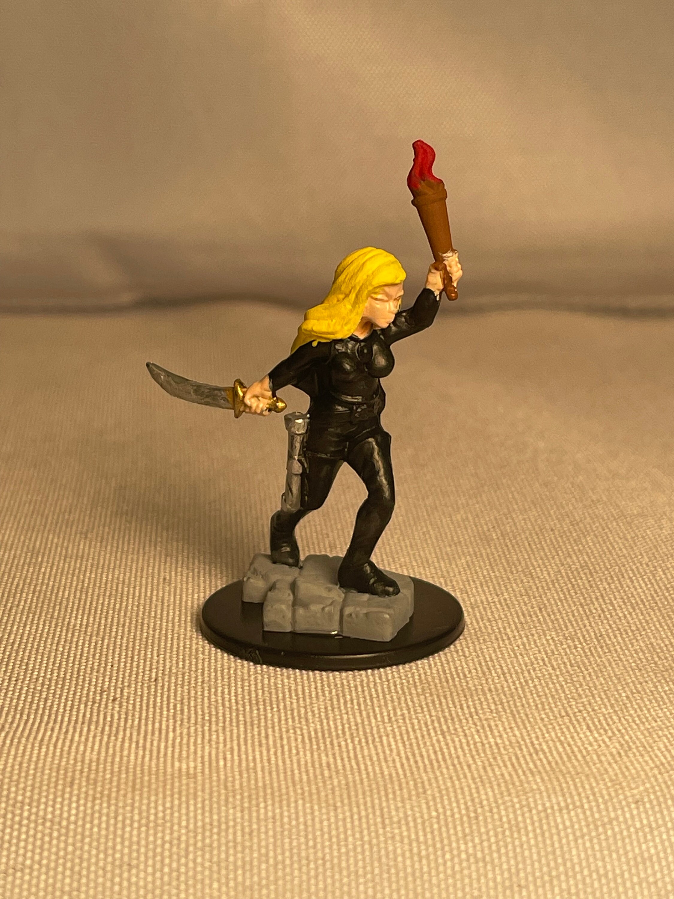 Female Human Rogue Painted Dnd Miniature/human Fighter/half - Etsy