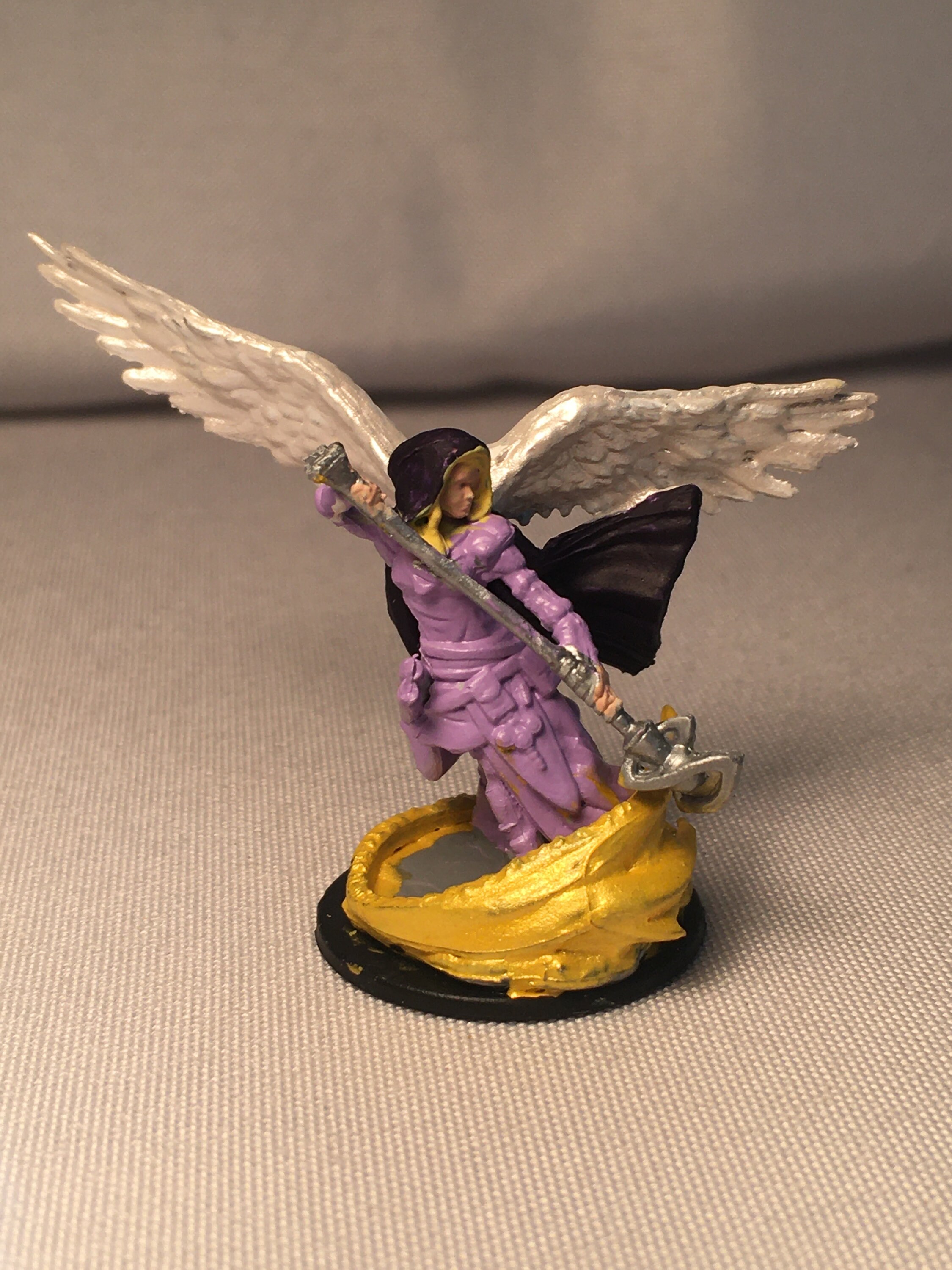 Female Aasimar Wizard Painted Dnd Miniature/female Aasimar Sorcerer Dnd ...