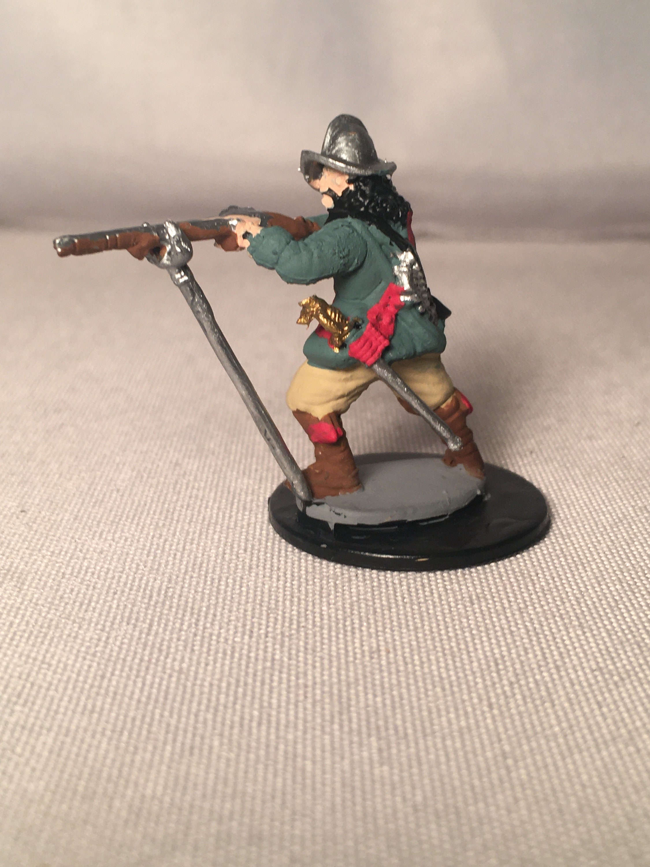 Fighter Gunner Painted DnD Miniature/Musket/Gun D&D Hand | Etsy