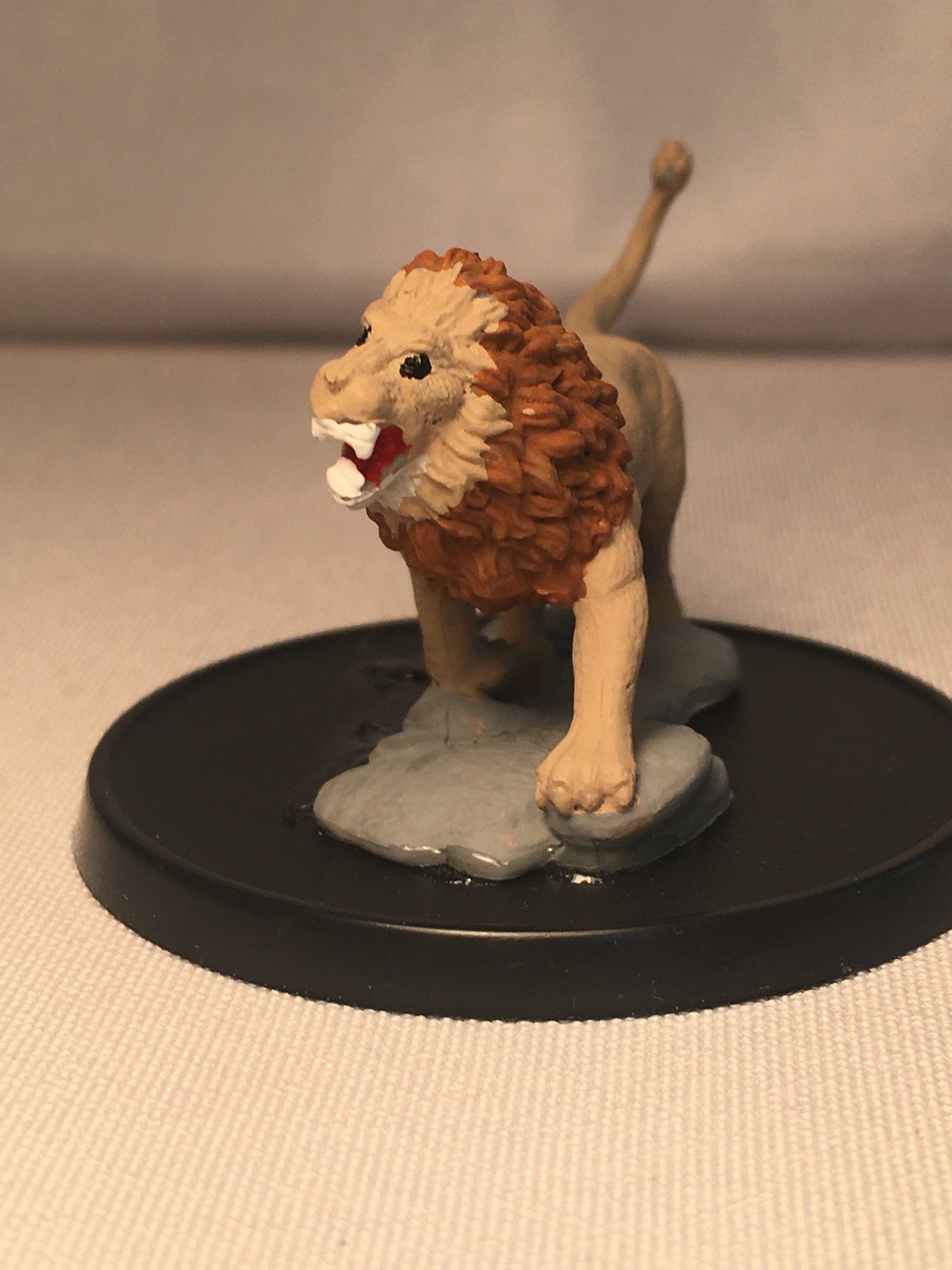 Lion Painted Dnd Miniature Wild Shape/polymorph/animal - Etsy