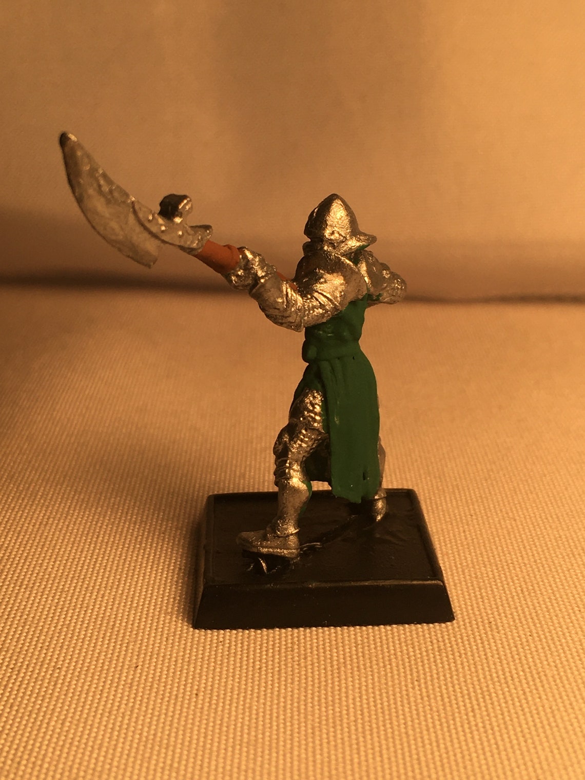 Human Glaive Painted Dnd Miniature/human Fighter Hand Painted | Etsy