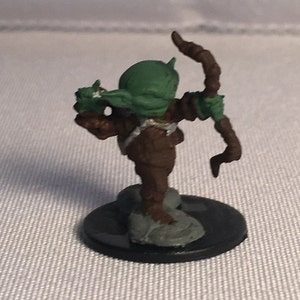 Goblin Fighter Painted Dnd Miniature/goblin Ranger Hand Painted D&D ...