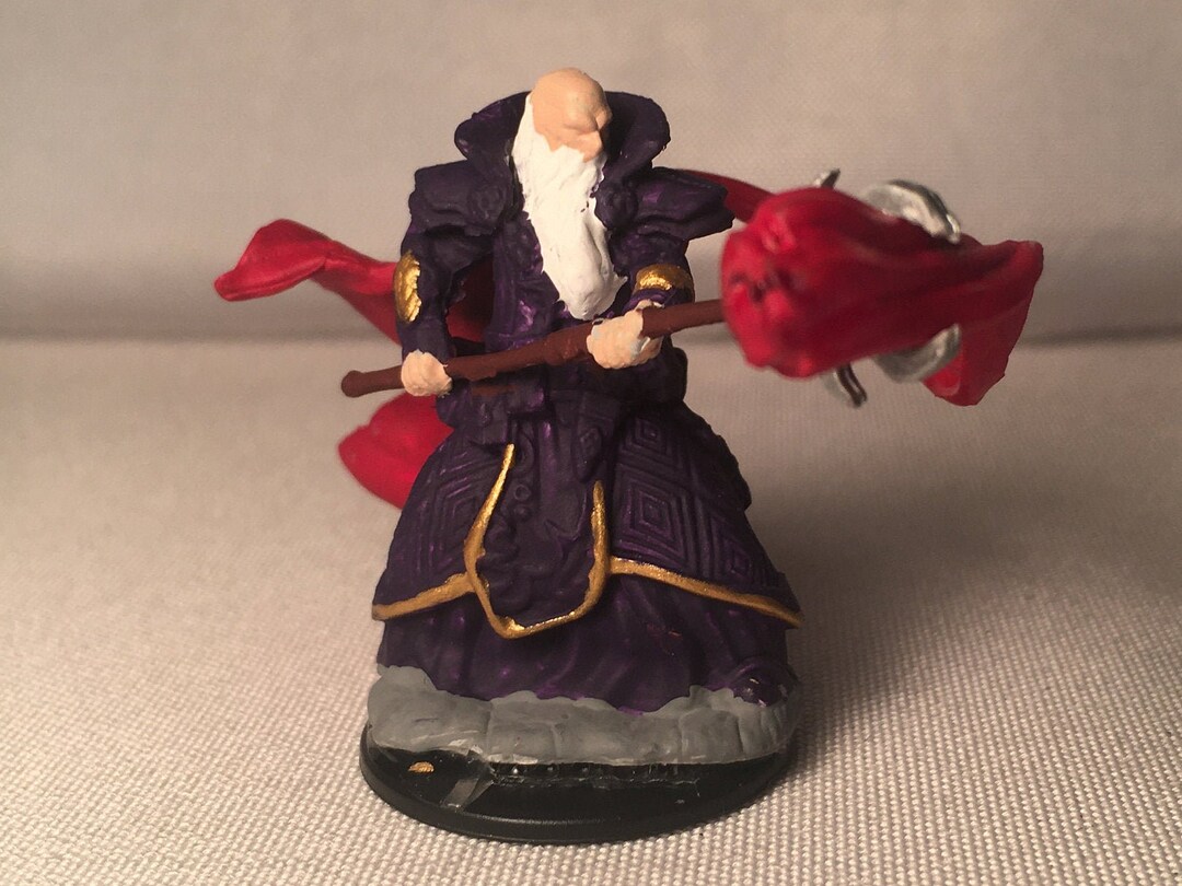 Human Wizard Painted Dnd Miniature/human Sorcerer Hand Painted Mini ...