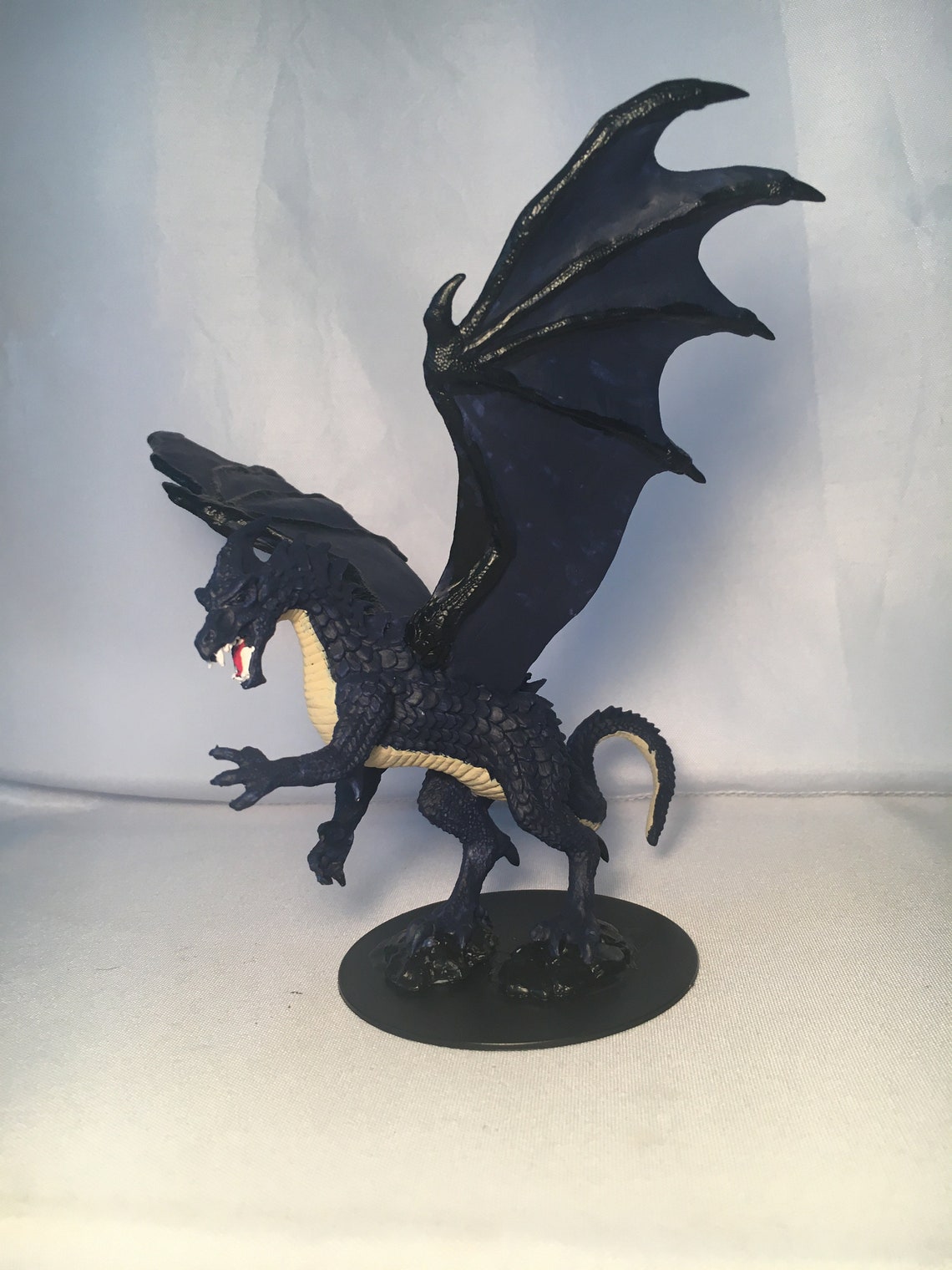 Blue Dragon Painted Dnd Miniature/adult Blue Dragon/huge/dnd | Etsy