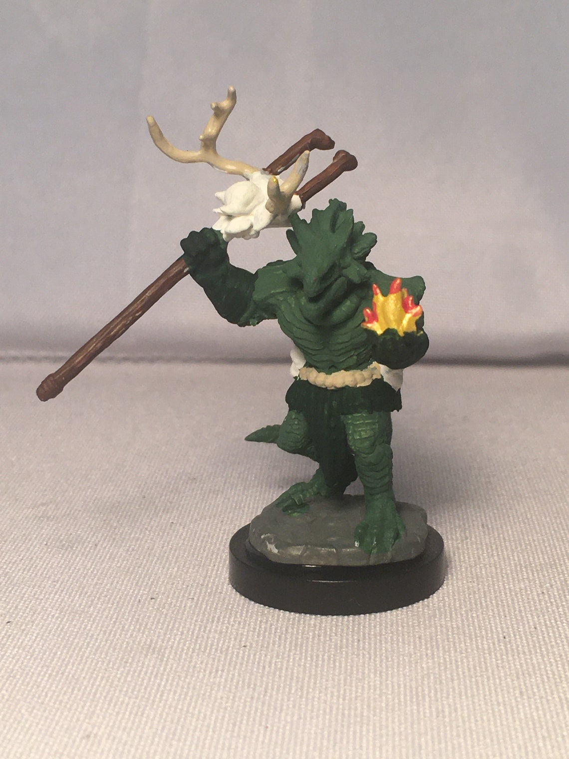 Lizardman Cleric Painted Dnd Miniature/lizardman Shaman D&D - Etsy